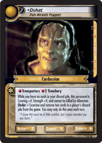 Dukat - Pah-Wraith Puppet (TATV) | CardGuide Wiki | Fandom