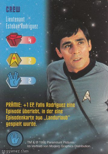 Lieutenant Esteban Rodriguez St De Cardguide Wiki Fandom