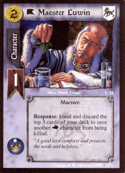 Maester Luwin (WE) | CardGuide Wiki | Fandom