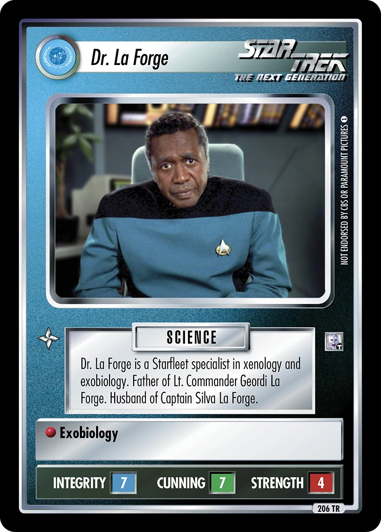 Dr. La Forge (PT) | CardGuide Wiki | Fandom