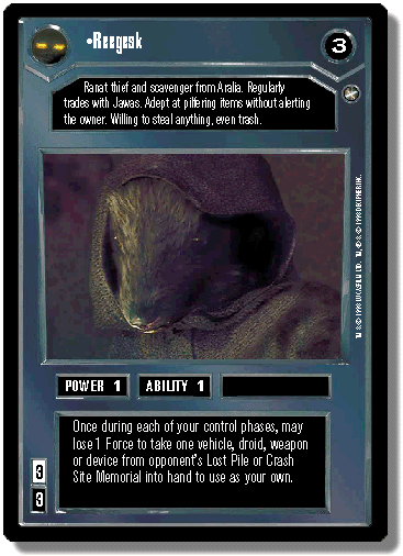 Reegesk (ANH) | CardGuide Wiki | Fandom