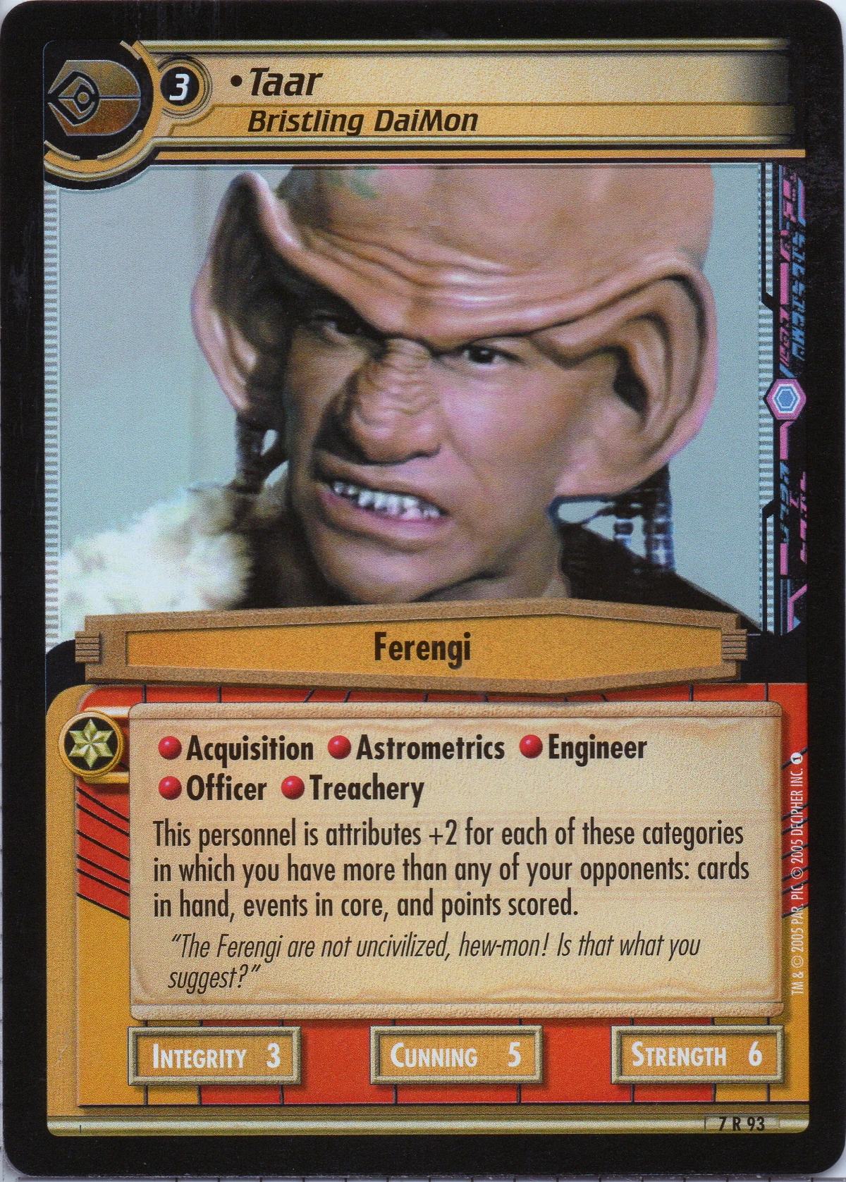 Taar - Bristling DaiMon (SNW) | CardGuide Wiki | Fandom