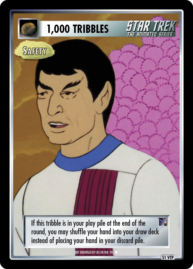 1,000 Tribbles - Safety (VP) | CardGuide Wiki | Fandom