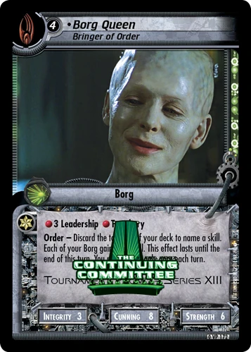 Borg Queen - Bringer of Order (VP TCC) | CardGuide Wiki | Fandom