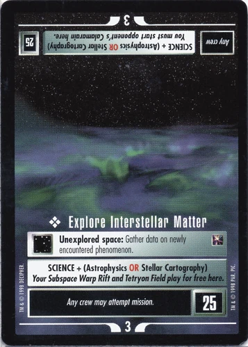 Explore Interstellar Matter (OTSD) | CardGuide Wiki | Fandom