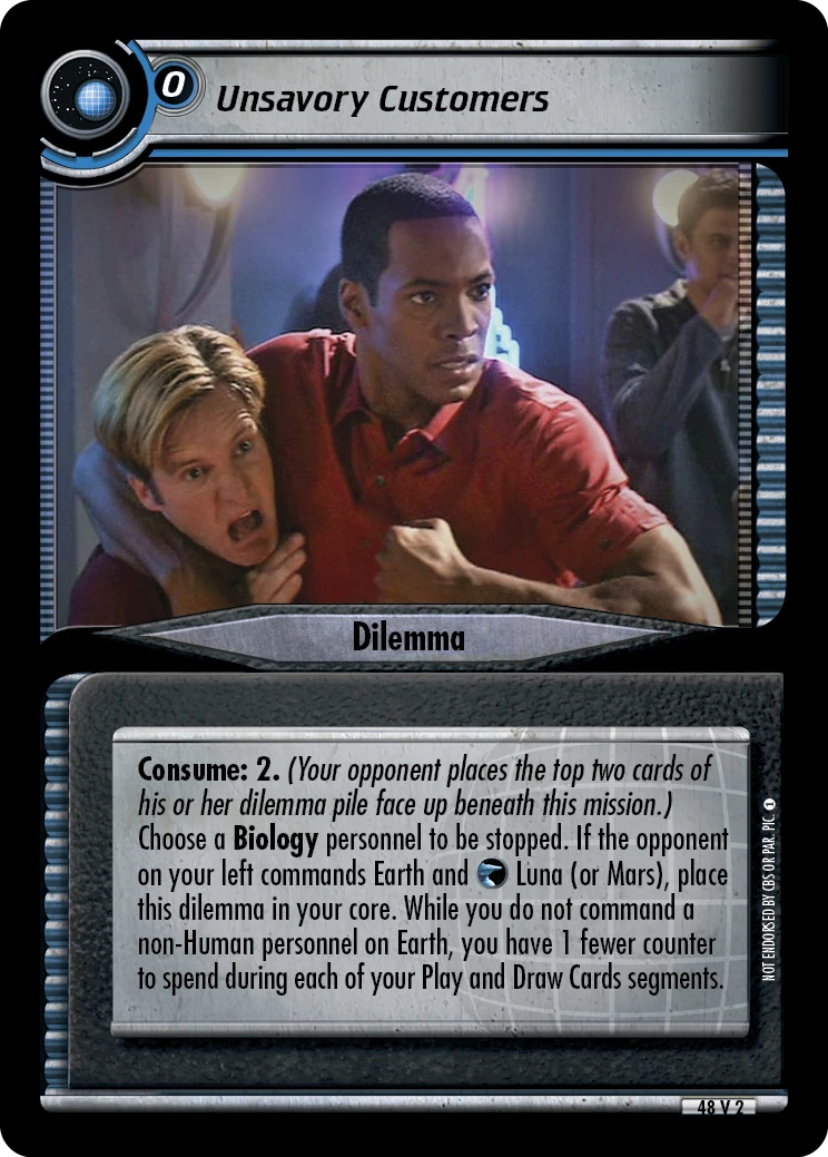 Unsavory Customers (Errata) (LPU) | CardGuide Wiki | Fandom