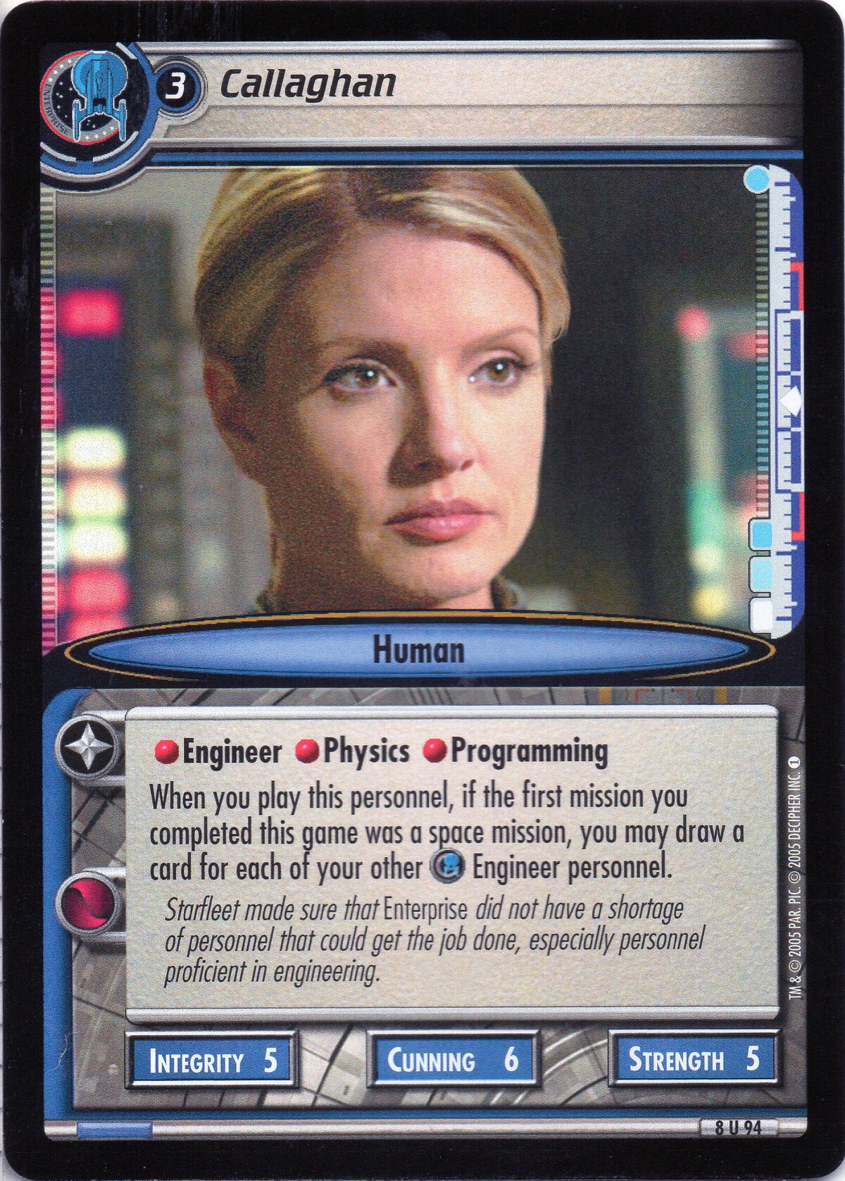 Callaghan Tbg Cardguide Wiki Fandom