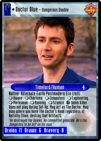 Doctor Blue - Dangerous Double (IS) | CardGuide Wiki | Fandom