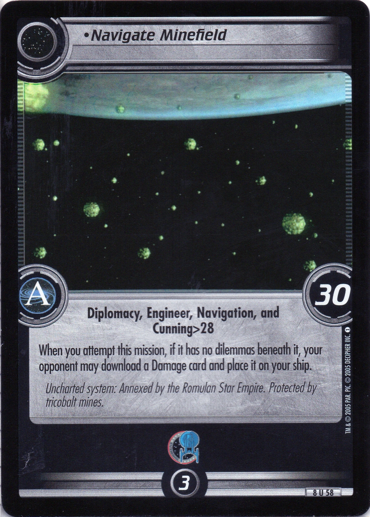 Navigate Minefield (TBG) | CardGuide Wiki | Fandom