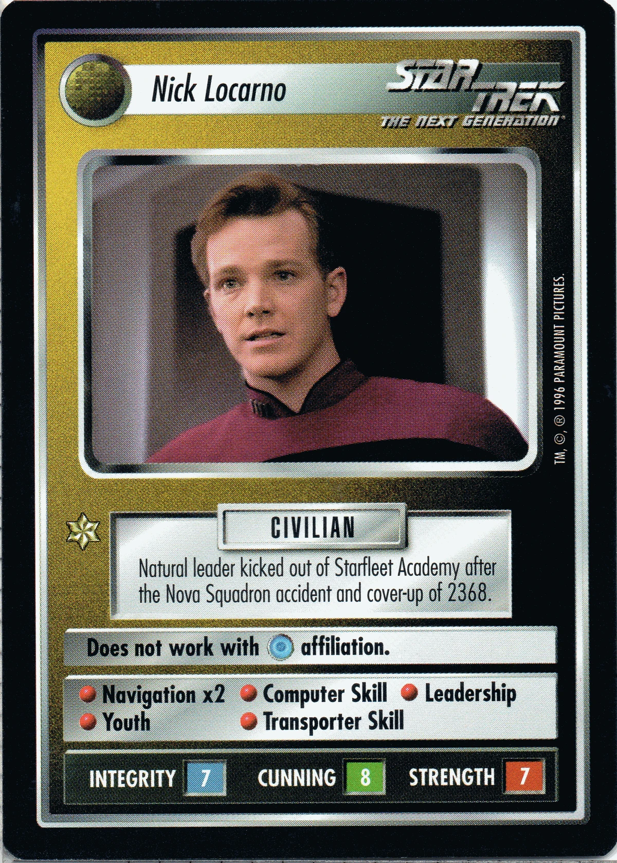 Nick Locarno (QC) | CardGuide Wiki | Fandom