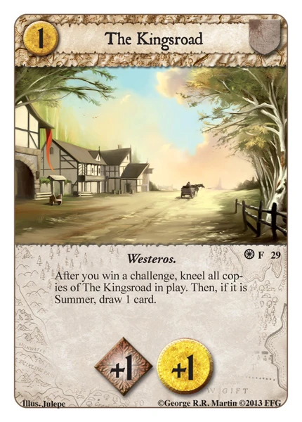 The Kingsroad (F&I 29) | CardGuide Wiki | Fandom