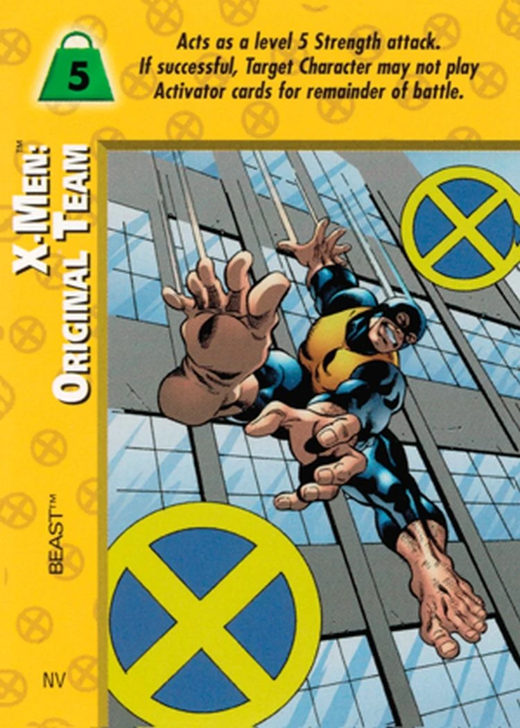X-Men: Original Team - Beast (XMOP) | CardGuide Wiki | Fandom