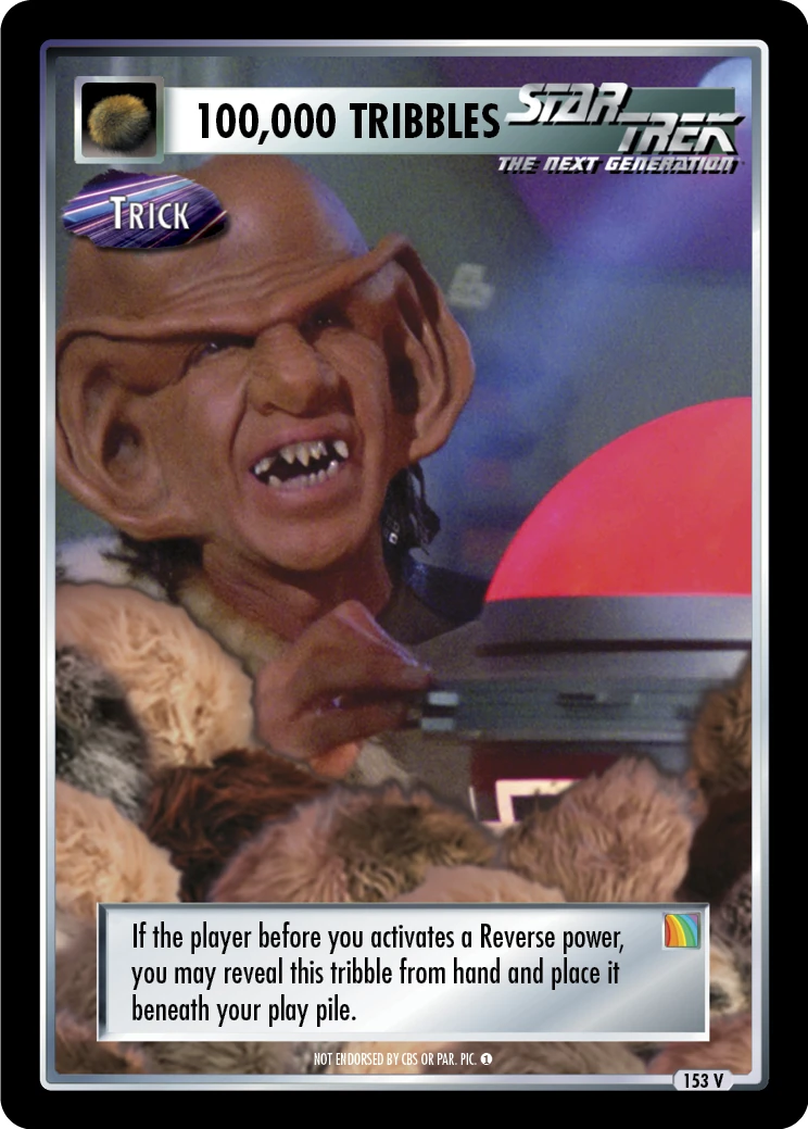 100,000 Tribbles - Trick (ATDC) | CardGuide Wiki | Fandom
