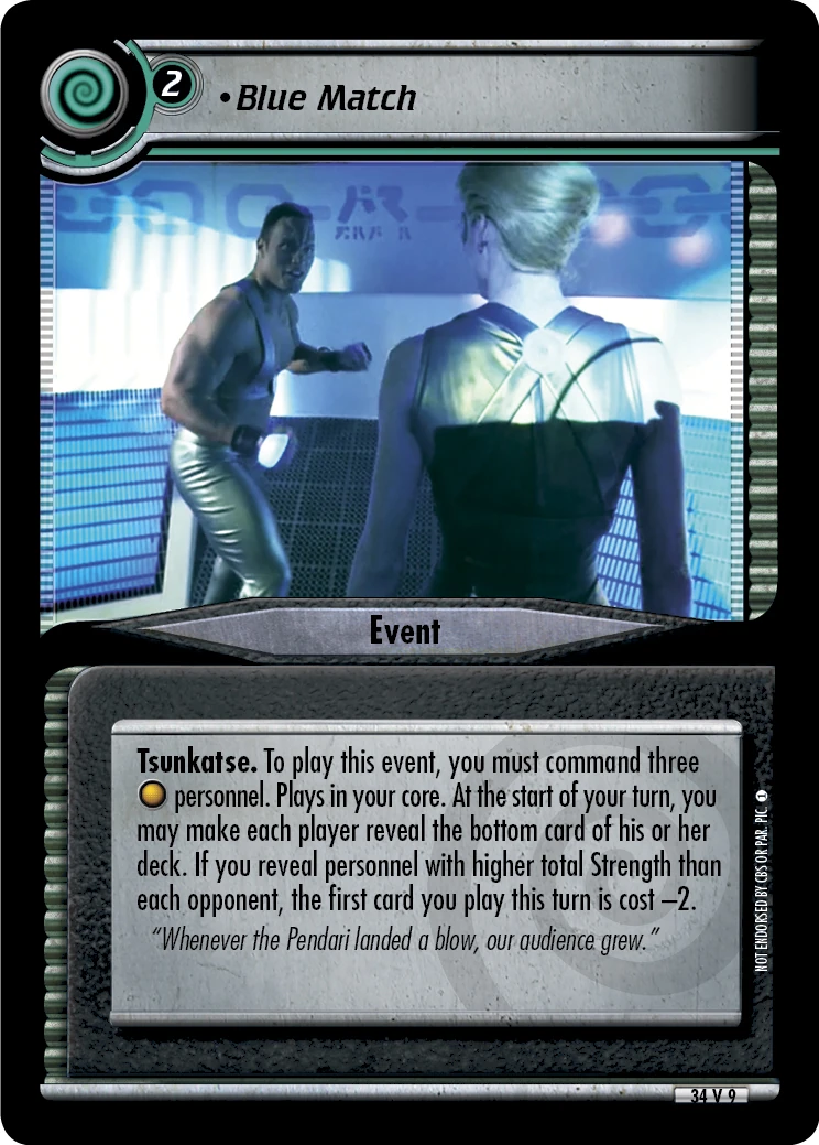 Blue Match (LD) | CardGuide Wiki | Fandom