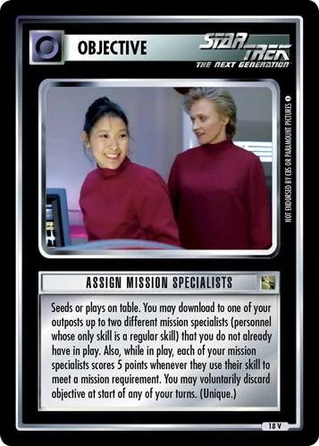 Assign Mission Specialists (TNGS) | CardGuide Wiki | Fandom