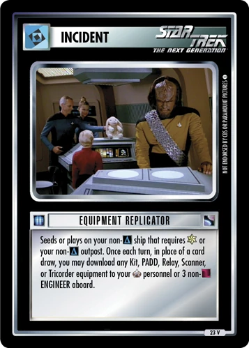Equipment Replicator (TNG) | CardGuide Wiki | Fandom
