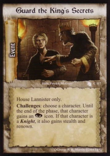 Guard the King's Secrets (AToS) | CardGuide Wiki | Fandom