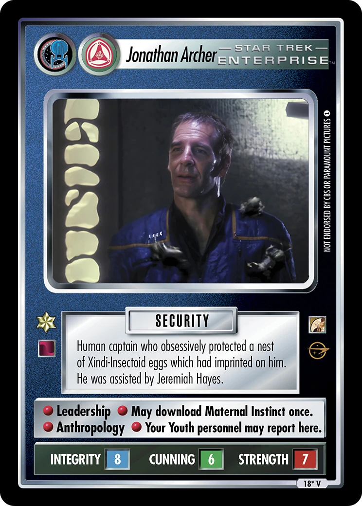 Jonathan Archer (AI) (DrPe) | CardGuide Wiki | Fandom