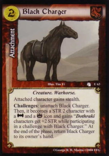 Black Charger (AToS) | CardGuide Wiki | Fandom