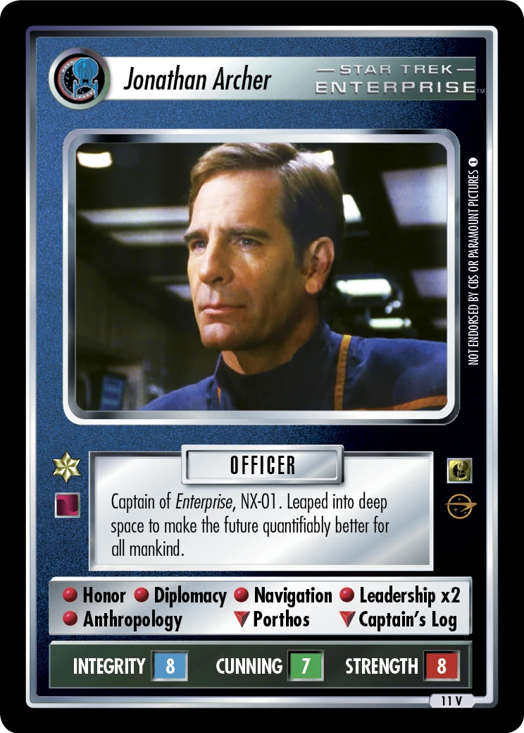 Jonathan Archer (ECR) | CardGuide Wiki | Fandom