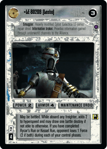 LE-BO2D9 (Leebo) | CardGuide Wiki | Fandom