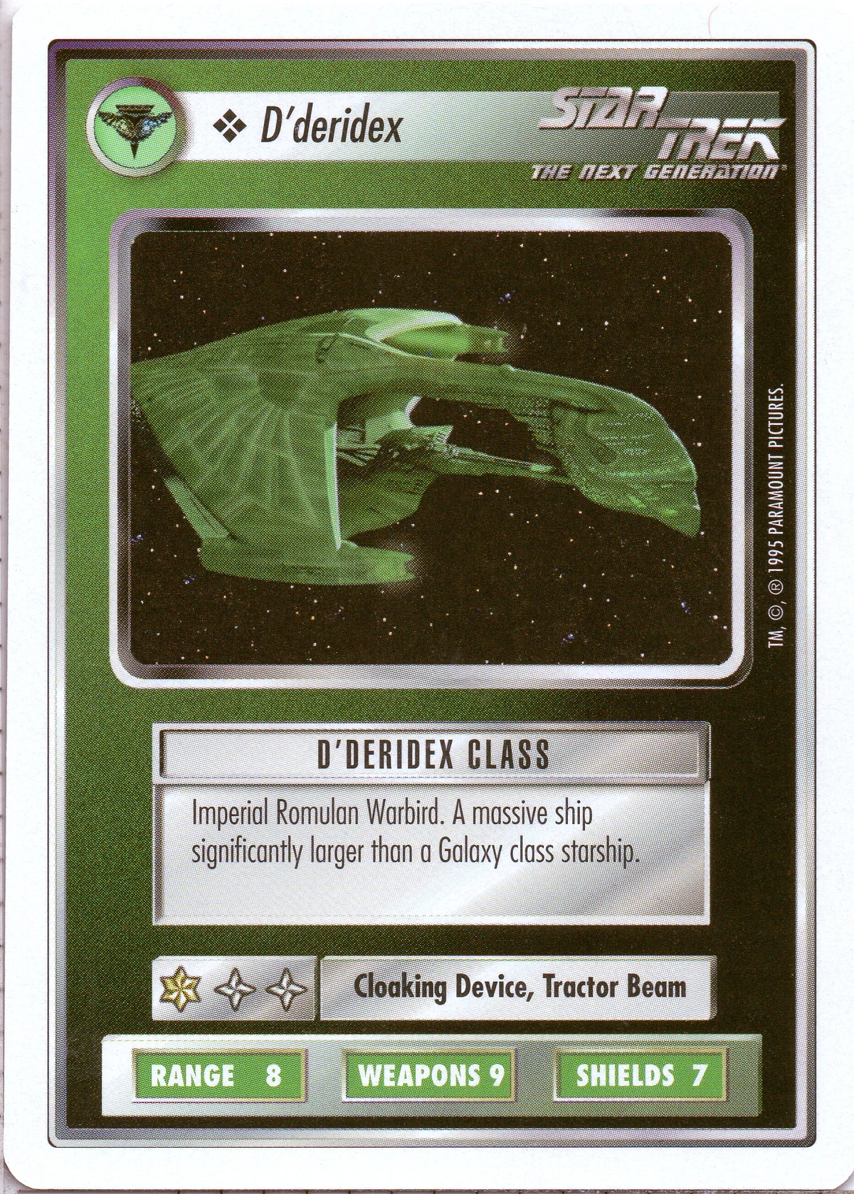 D'deridex (PU95) | CardGuide Wiki | Fandom