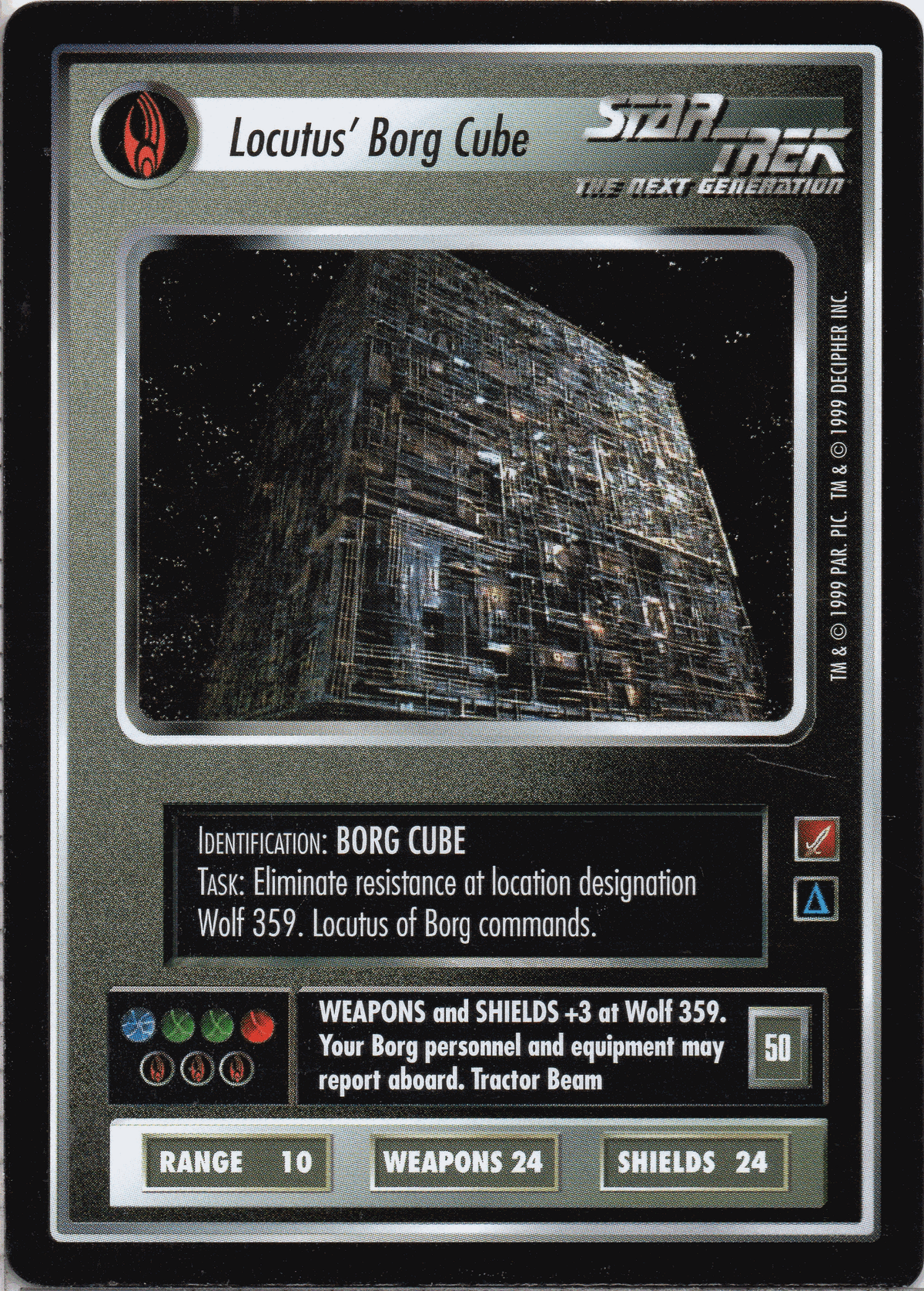 Locutus Borg Cube Bog Cardguide Wiki Fandom