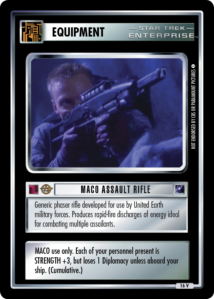 Maco Assault Rifle Bb Cardguide Wiki Fandom