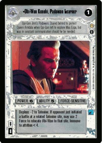Obi-Wan Kenobi, Padawan Learner (TT) | CardGuide Wiki | Fandom