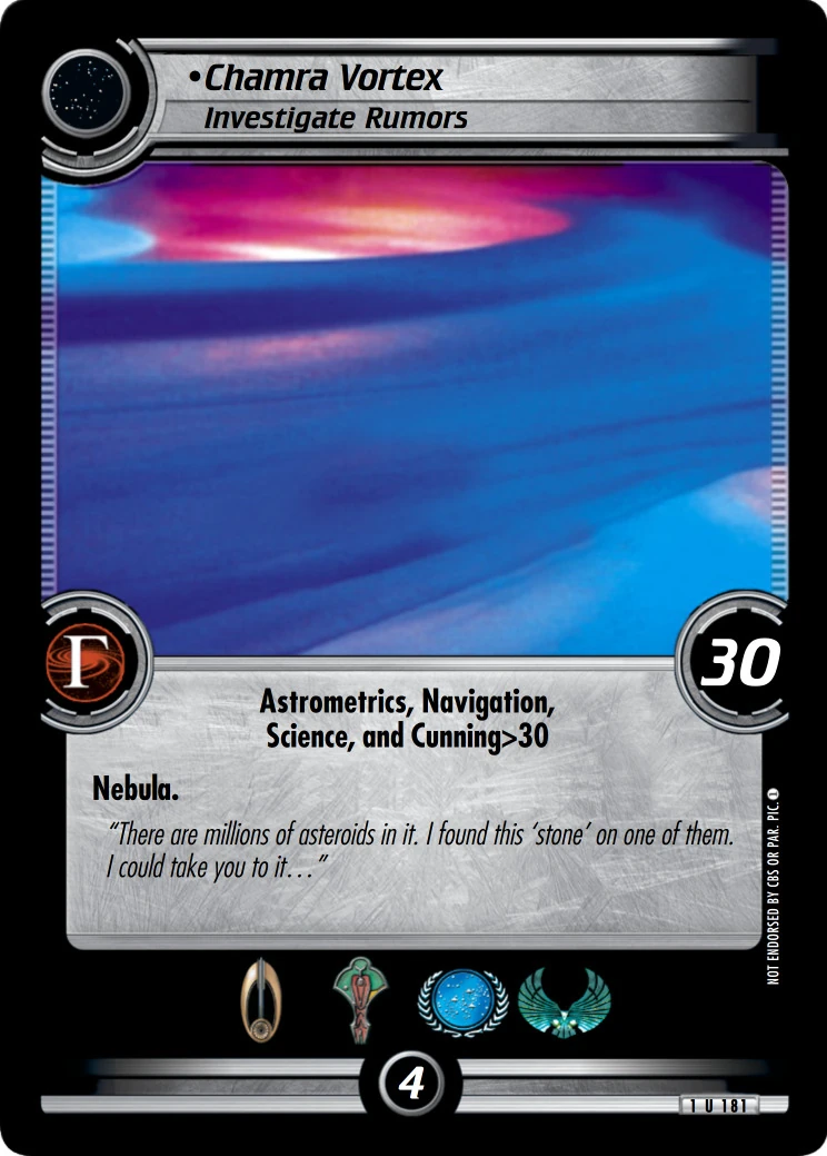 Chamra Vortex - Investigate Rumors (Errata) (2E) | CardGuide Wiki | Fandom