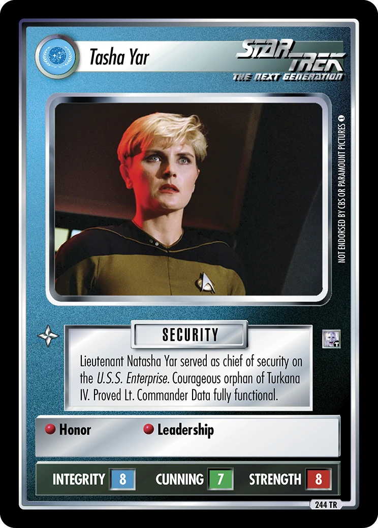 Tasha Yar (PT) | CardGuide Wiki | Fandom
