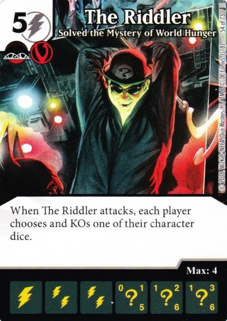The Riddler - Solved the Mystery of World Hunger (JCB) | CardGuide Wiki ...