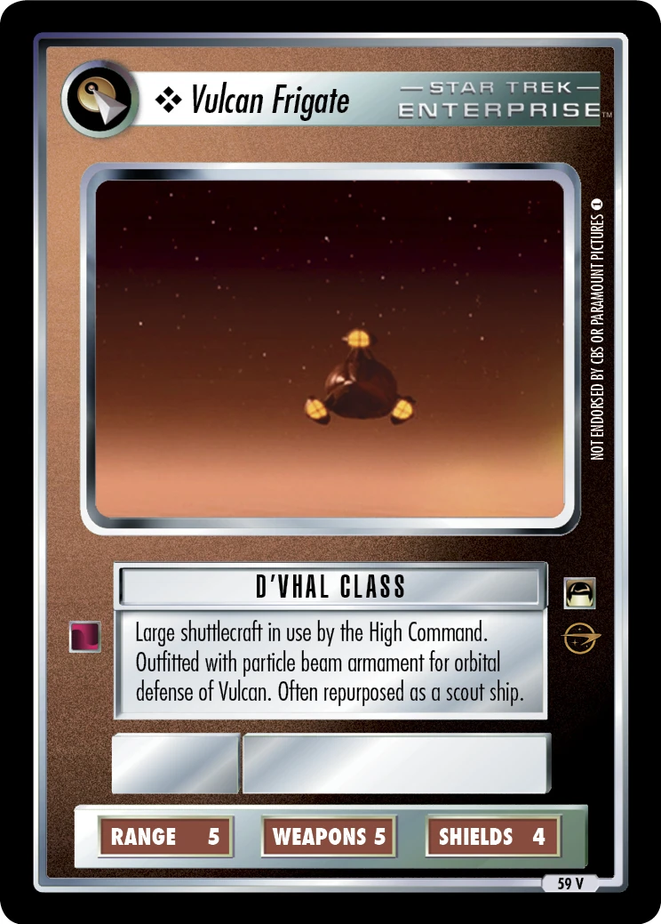 Vulcan Frigate (LLaP) | CardGuide Wiki | Fandom