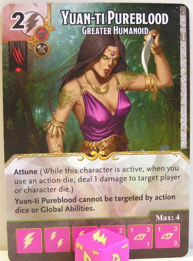 Yuan-Ti Pureblood - Greater Humanoid (ToA) (foil) | CardGuide Wiki | Fandom