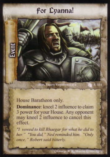 For Lyanna Atos Cardguide Wiki Fandom