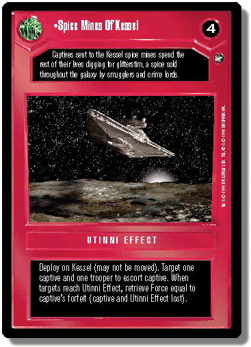 Spice Mines of Kessel (ANH) | CardGuide Wiki | Fandom