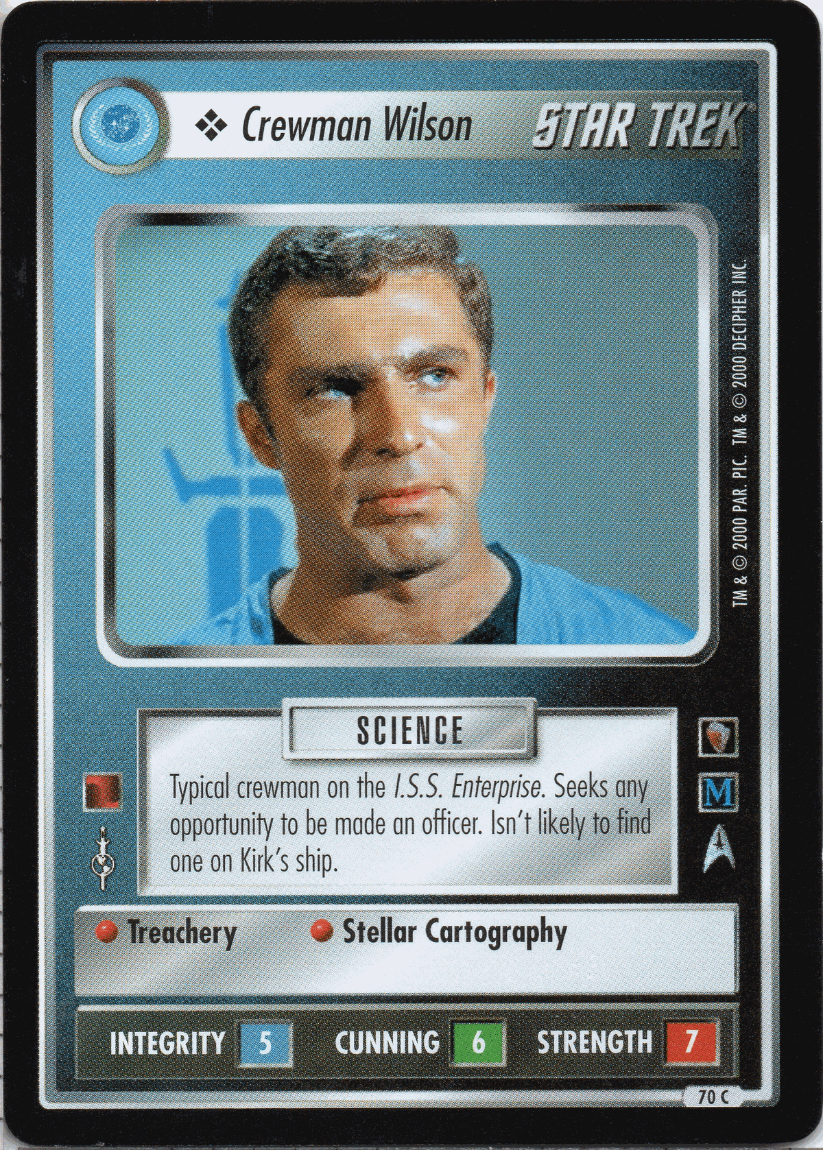 Crewman Wilson Mm Cardguide Wiki Fandom