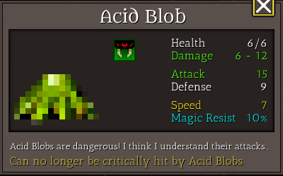 Acid Blobs | Cardinal Quest 2 Wiki | Fandom