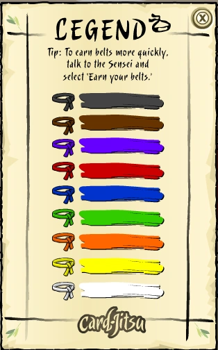 Ninja Belt Legend | Card Jitsu Wiki | Fandom