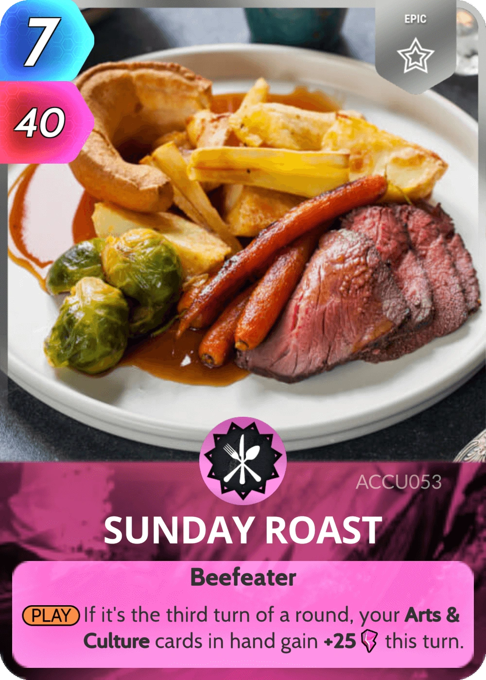 Sunday Roast | Cards, the Universe and Everything Wiki | Fandom