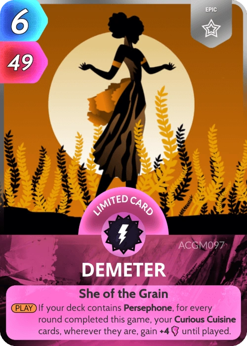 Demeter | Cards, the Universe and Everything Wiki | Fandom