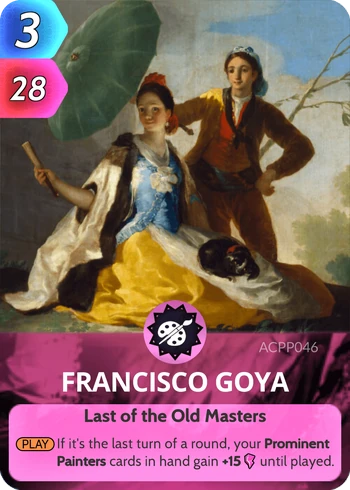 Francisco Goya | Cards, the Universe and Everything Wiki | Fandom