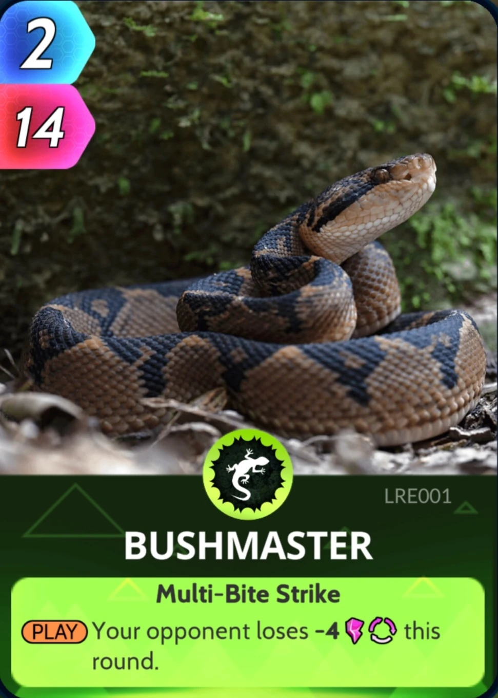 Bushmaster | Cards, the Universe and Everything Wiki | Fandom