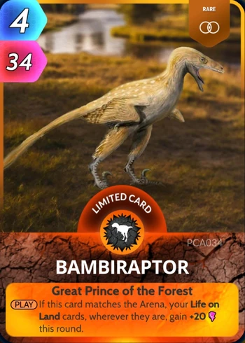 Bambiraptor | Cards, the Universe and Everything Wiki | Fandom
