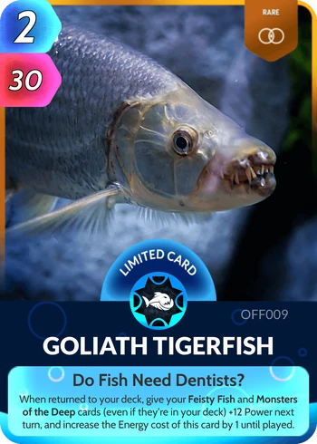 Goliath Tigerfish | Cards, the Universe and Everything Wiki | Fandom