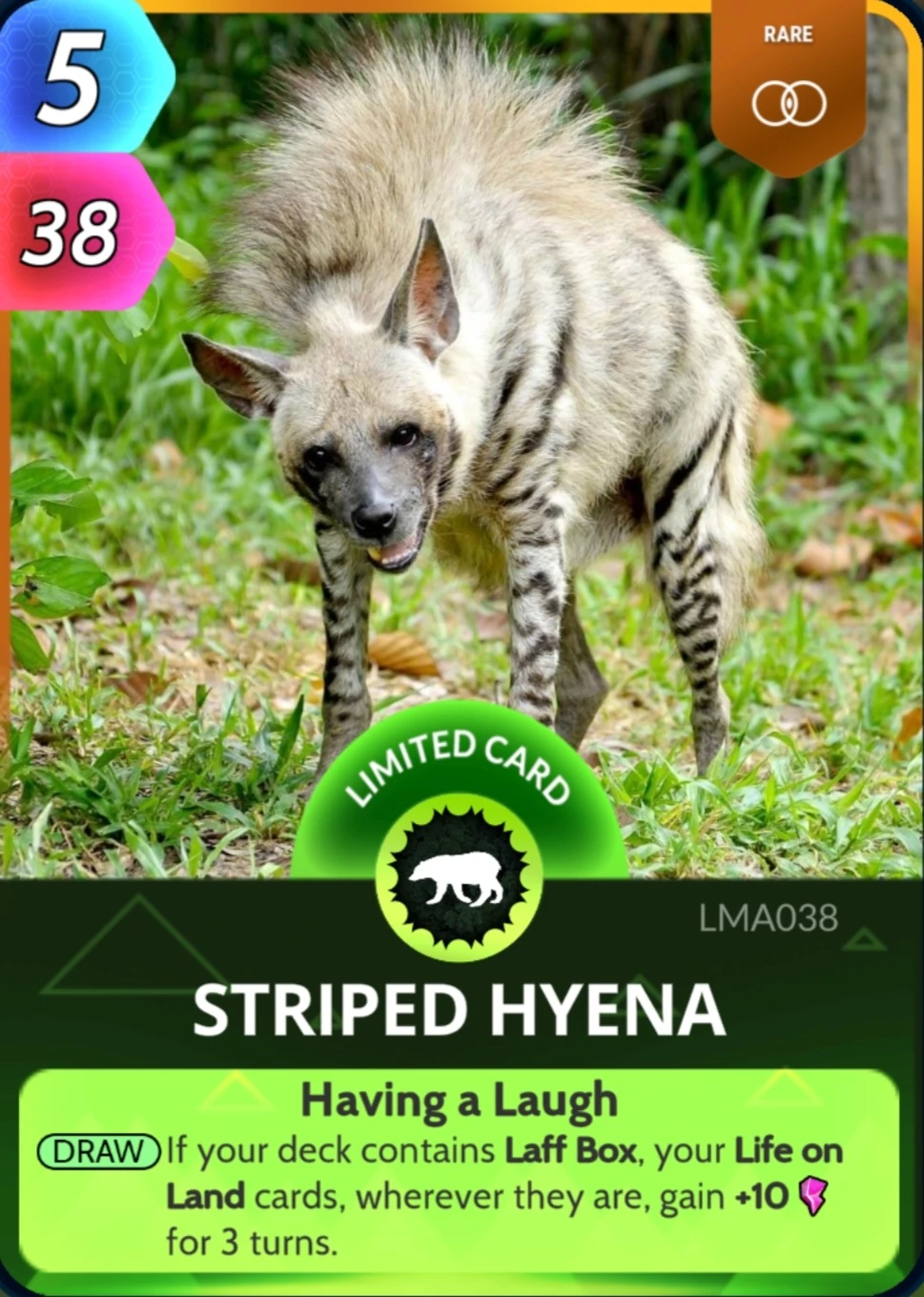 Striped Hyena | Cards, the Universe and Everything Wiki | Fandom