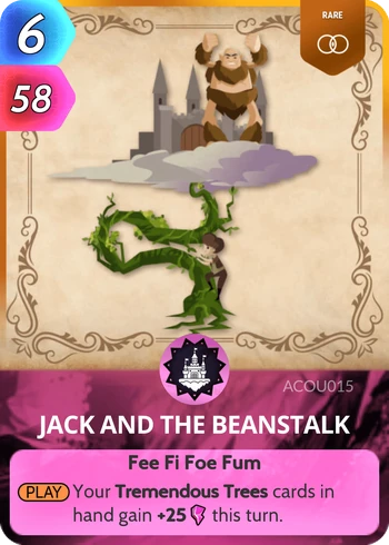 Jack and the Beanstalk | Cards, the Universe and Everything Wiki | Fandom