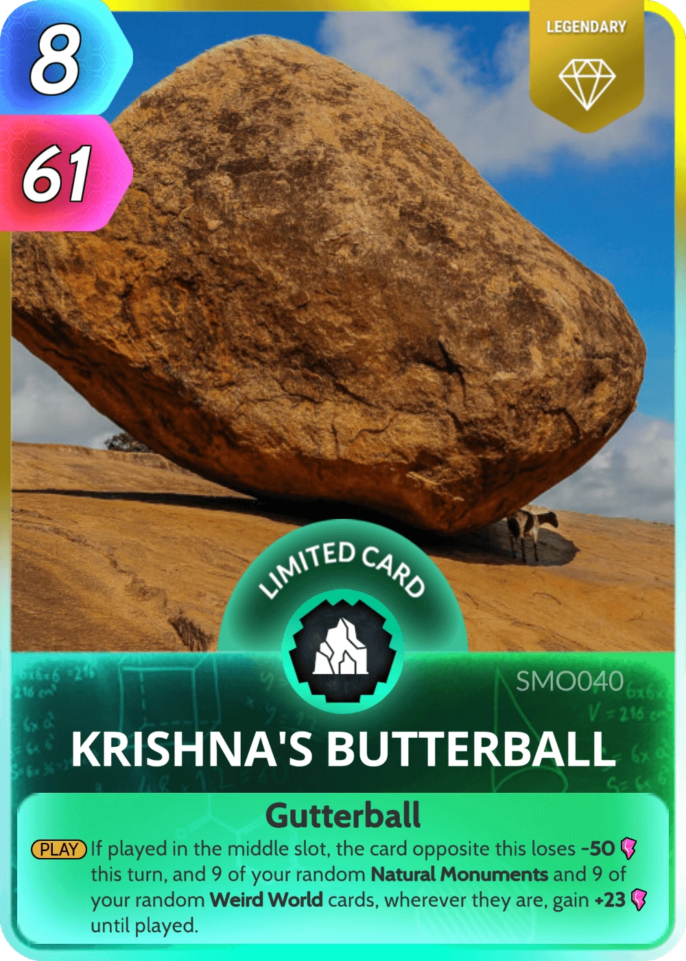 Krishna's Butterball | Cards, the Universe and Everything Wiki | Fandom