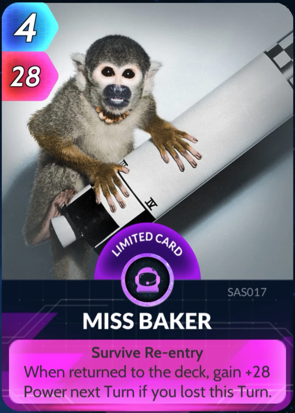 Miss Baker | Cards, the Universe and Everything Wiki | Fandom