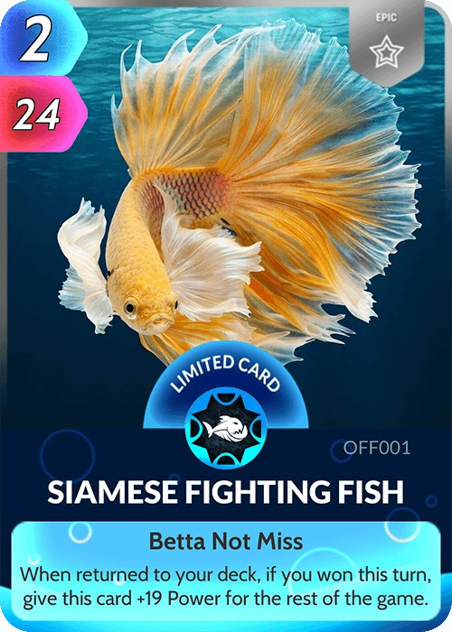 Siamese Fighting Fish | Cards, the Universe and Everything Wiki | Fandom